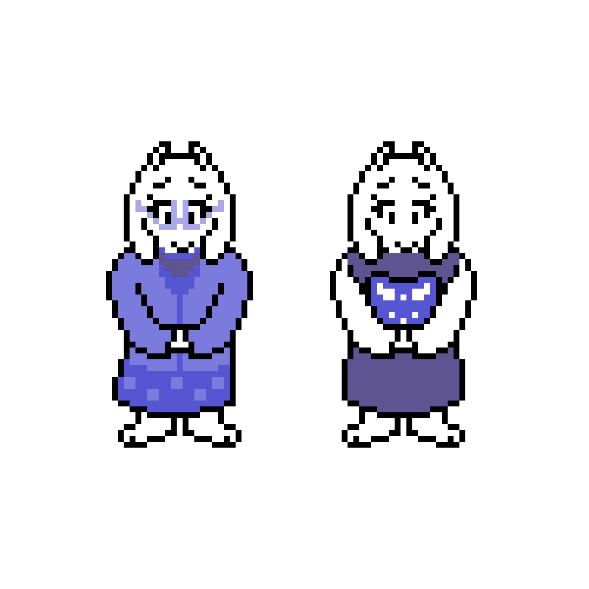 Pixilart - Toriel Overworld Sprite Base by UndertaleBases