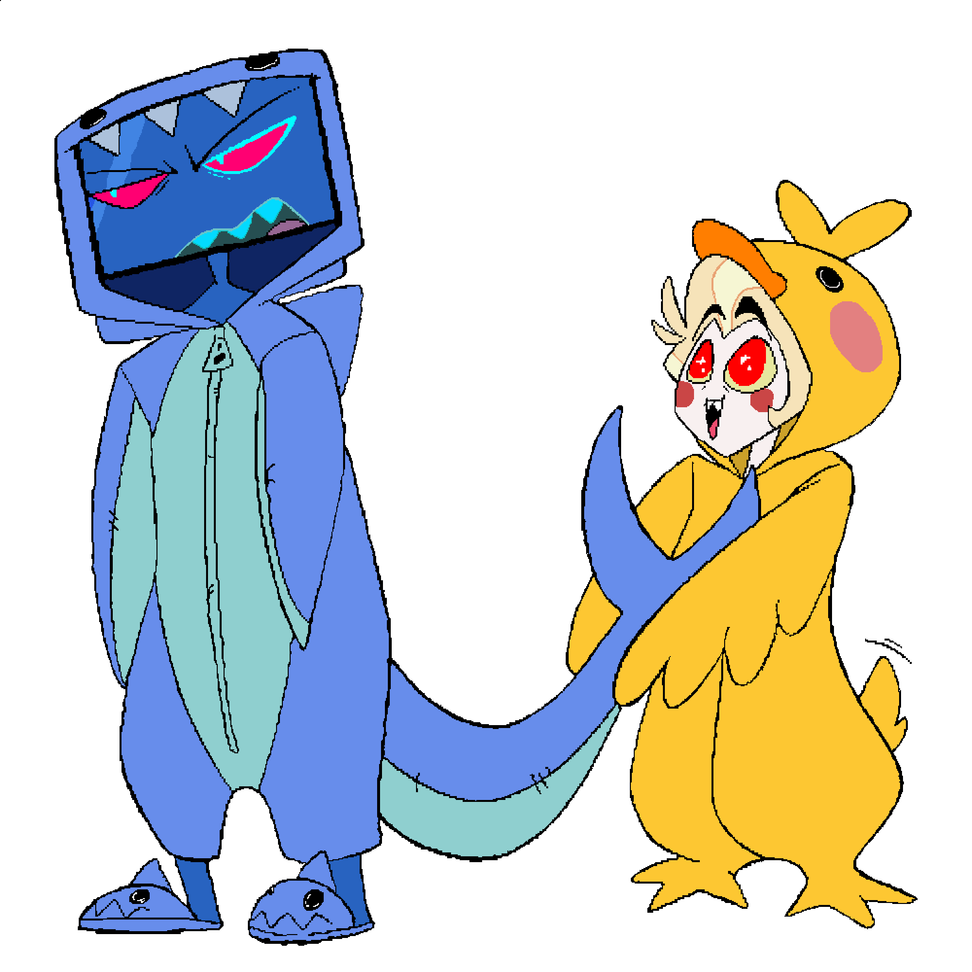 Pixilart - Vox and Lucifer :) by Cannibal-TV