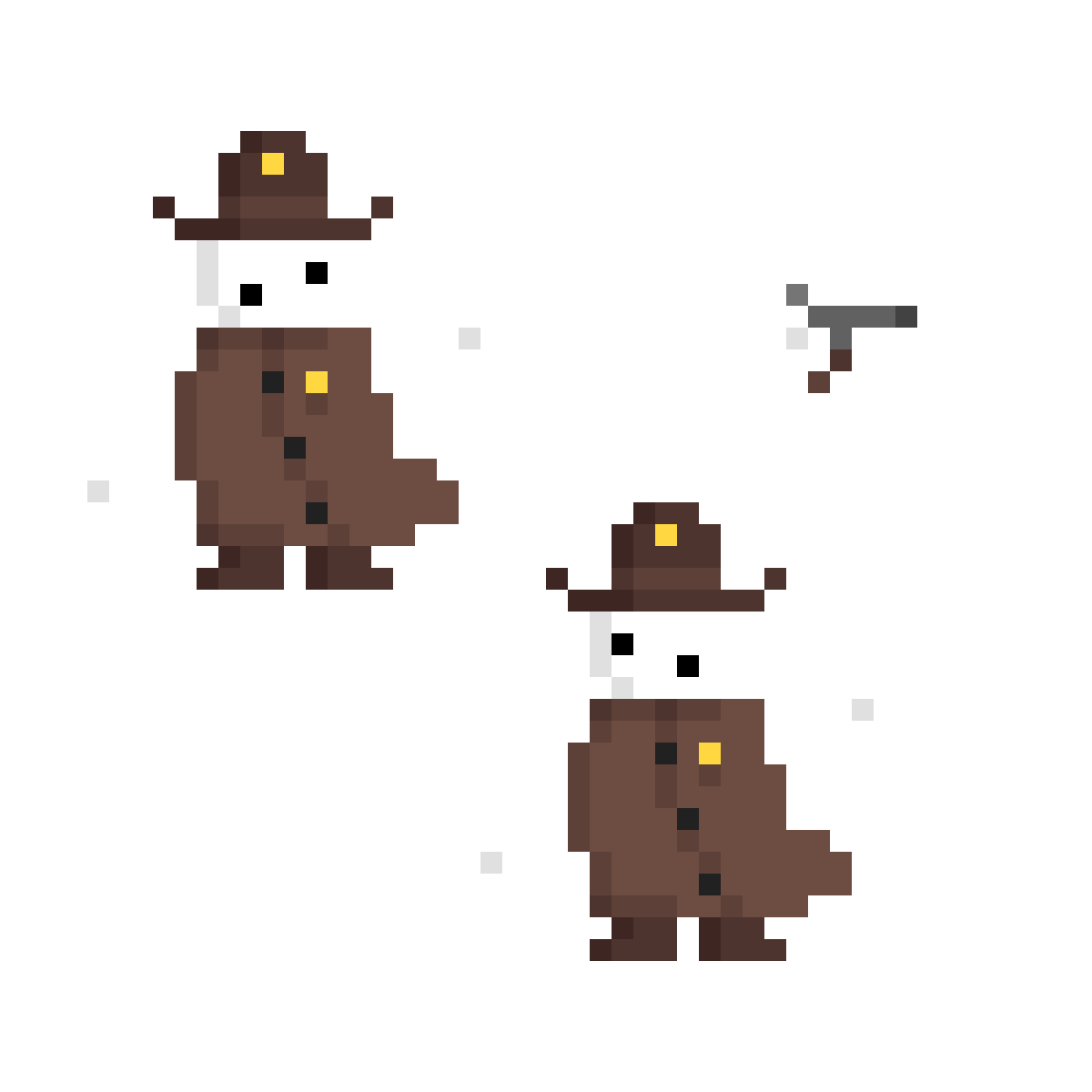 Pixilart - Bear Hunter Sprite sheet by THeOtHer-SKyGUy