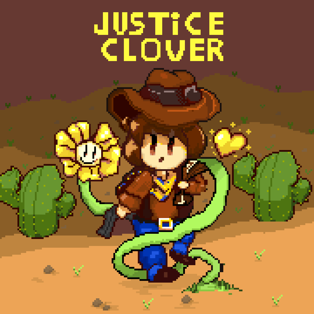 Pixilart - You are the justice, CLOVER by Luka-Deltarune
