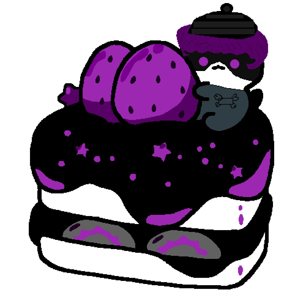 Pixilart - uzi cat cake by Kingofthesolver
