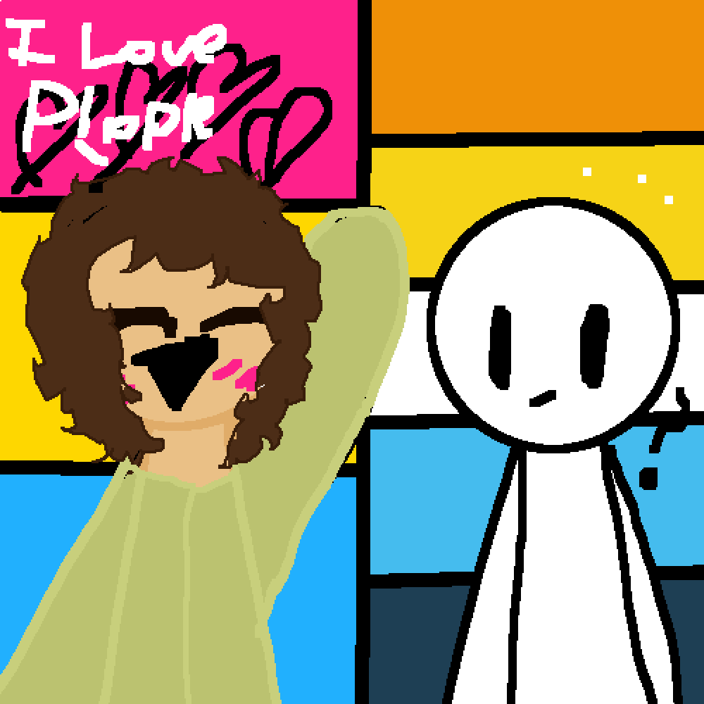 Pixilart - Pansexual and Aroace base by Mrs-Jisung