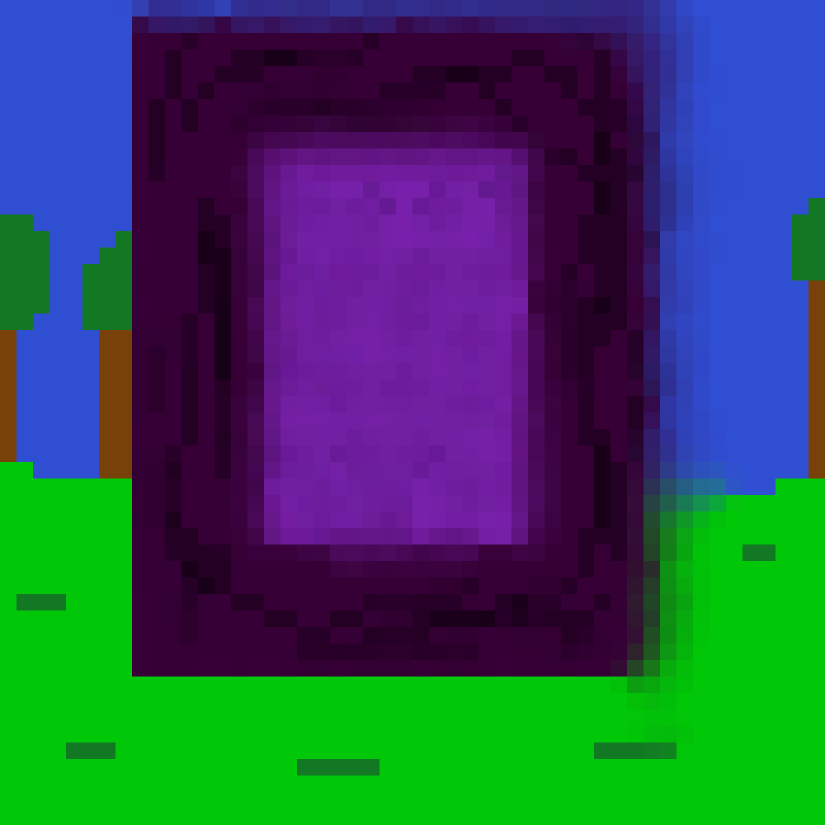 Pixilart - The Nether Portal by Sigmajkoensigma