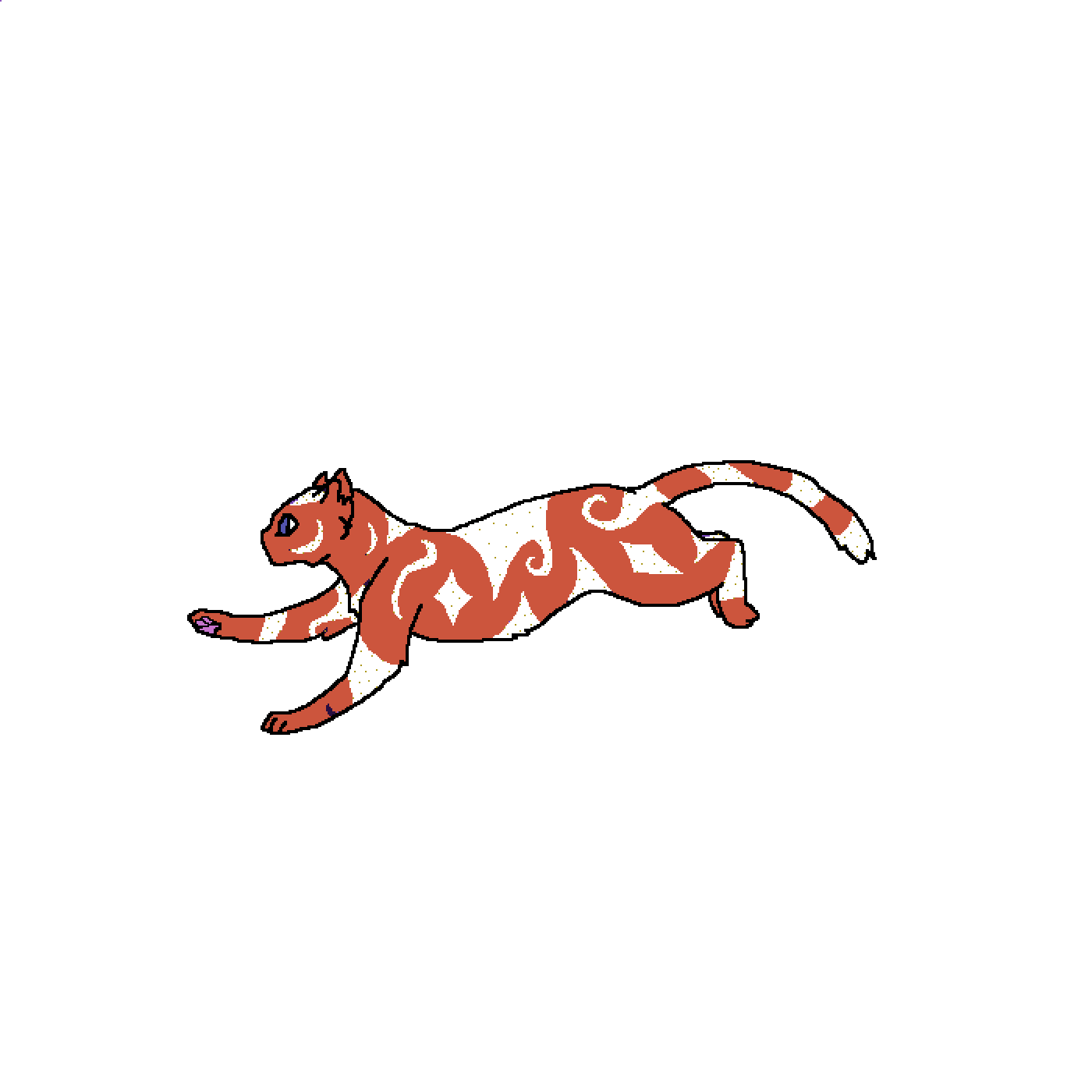 Pixilart - Cat running gif by TheNacTigricat