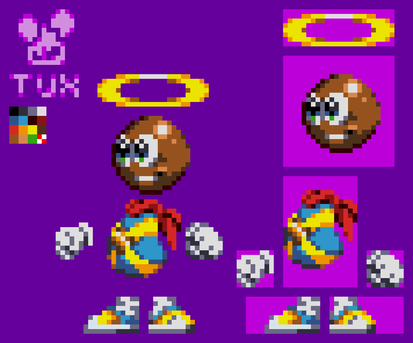 Pixilart - Angel Kid base sprites mock up by Tuxedoedabyss03