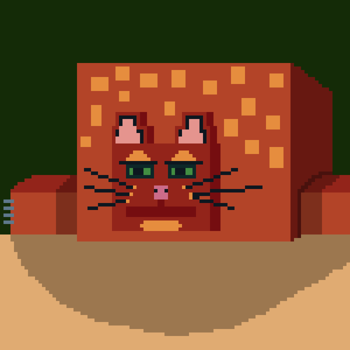 Pixilart - Square Cat by Horrorsaurus