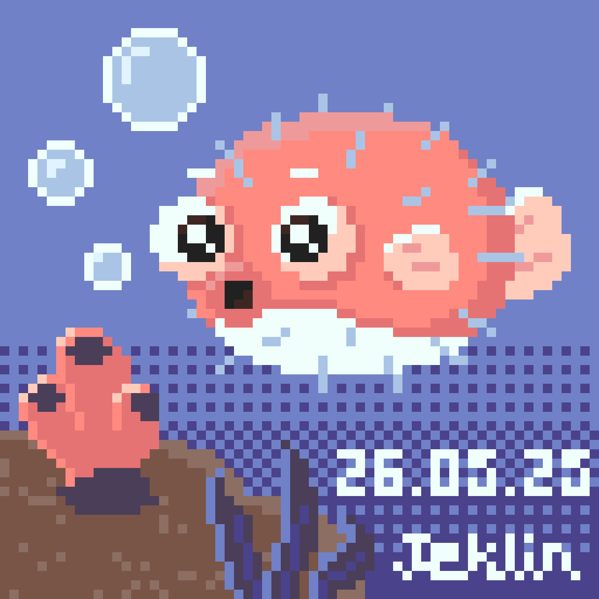Pixilart - Pufferfish by Jeklin