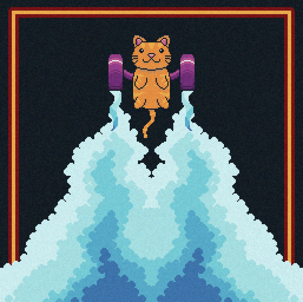 Pixilart - Jetpack Cat by franklinthe3rd