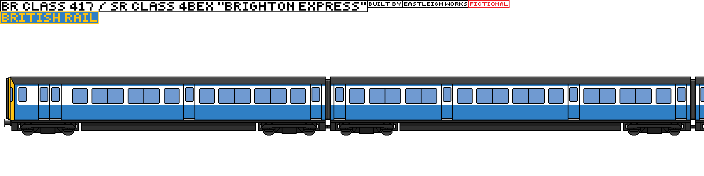 Pixilart - BR Class 417 / SR Class 4BEX "Brighton Express" by Kubsamboll