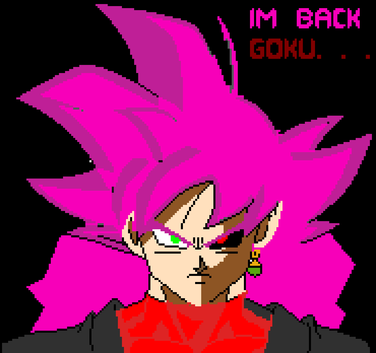 Pixilart - Goku Black SSJ ROSE 3?? HE GOT REVIVED? by Galaxy9000