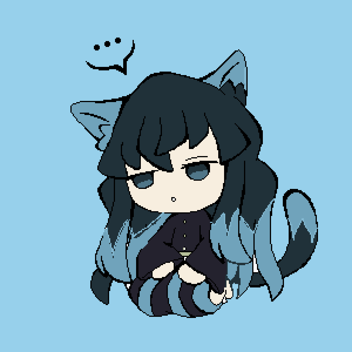 Pixilart - ~Muichiro x Cat~ Colad~♡ by SKZfan2018