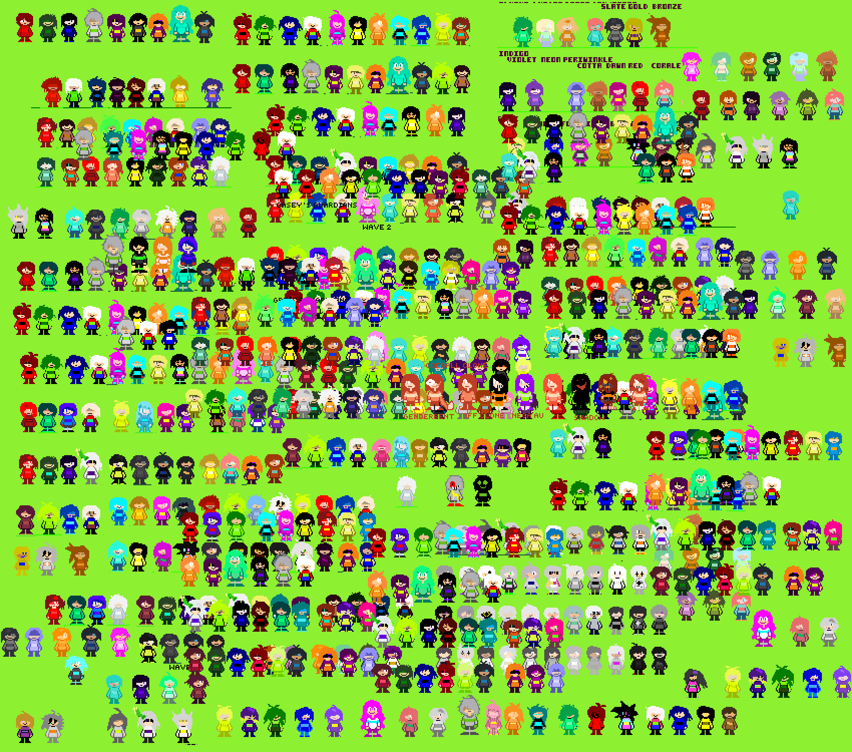 Pixilart - The Isle of (playable and )Scrapped Characters by Cosmogos