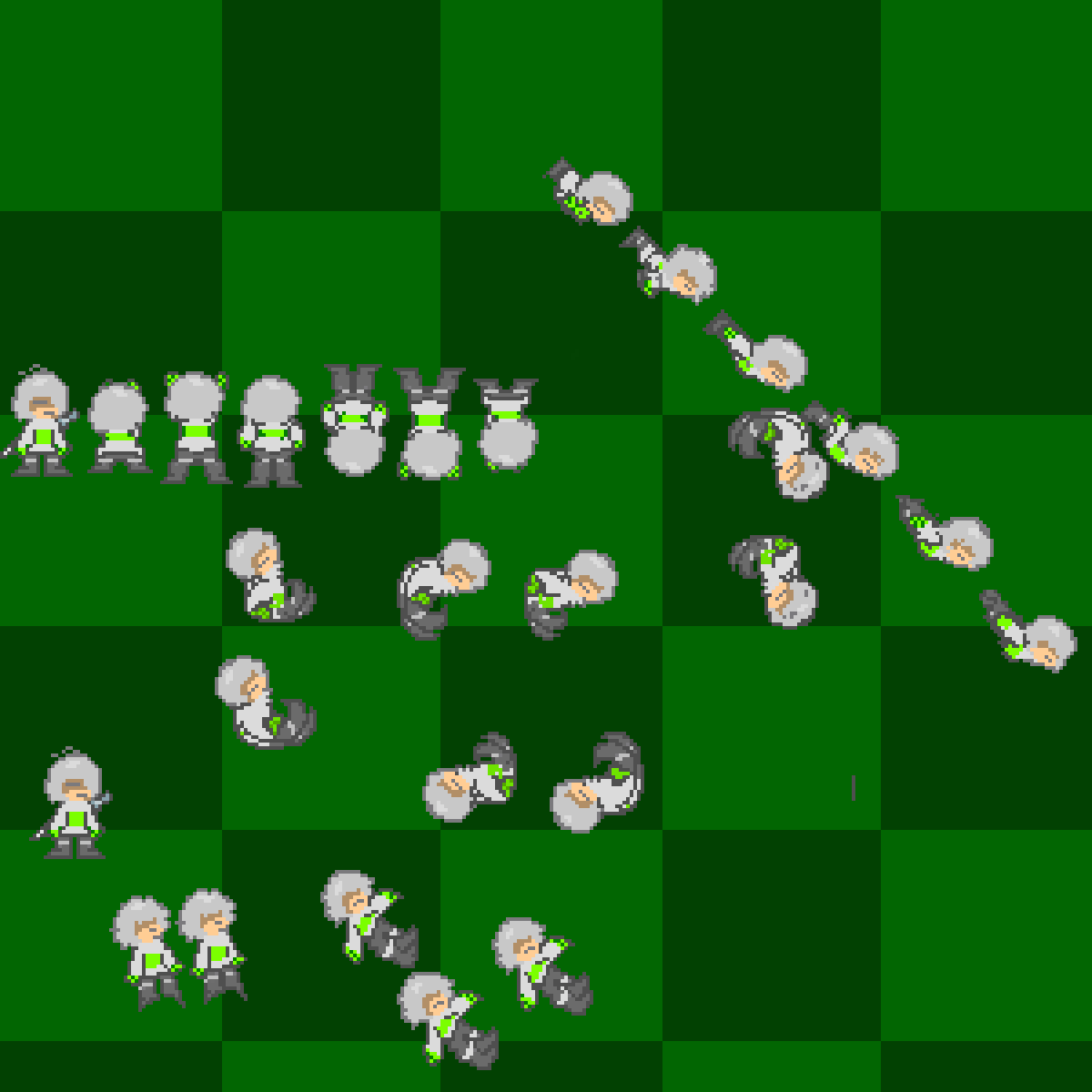 Pixilart - Gray Sprites by Cosmogos