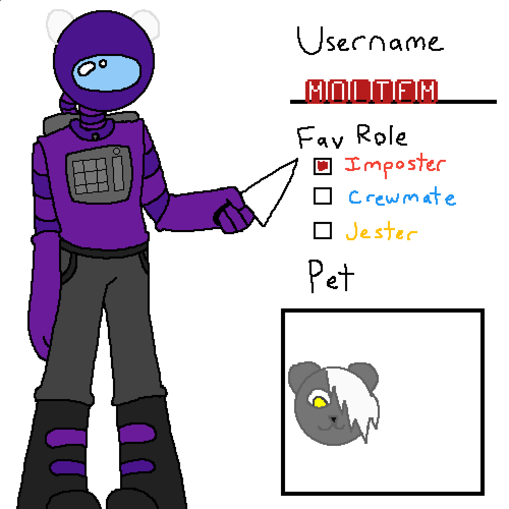 Pixilart - Among Us OC Base by Freddymolten394