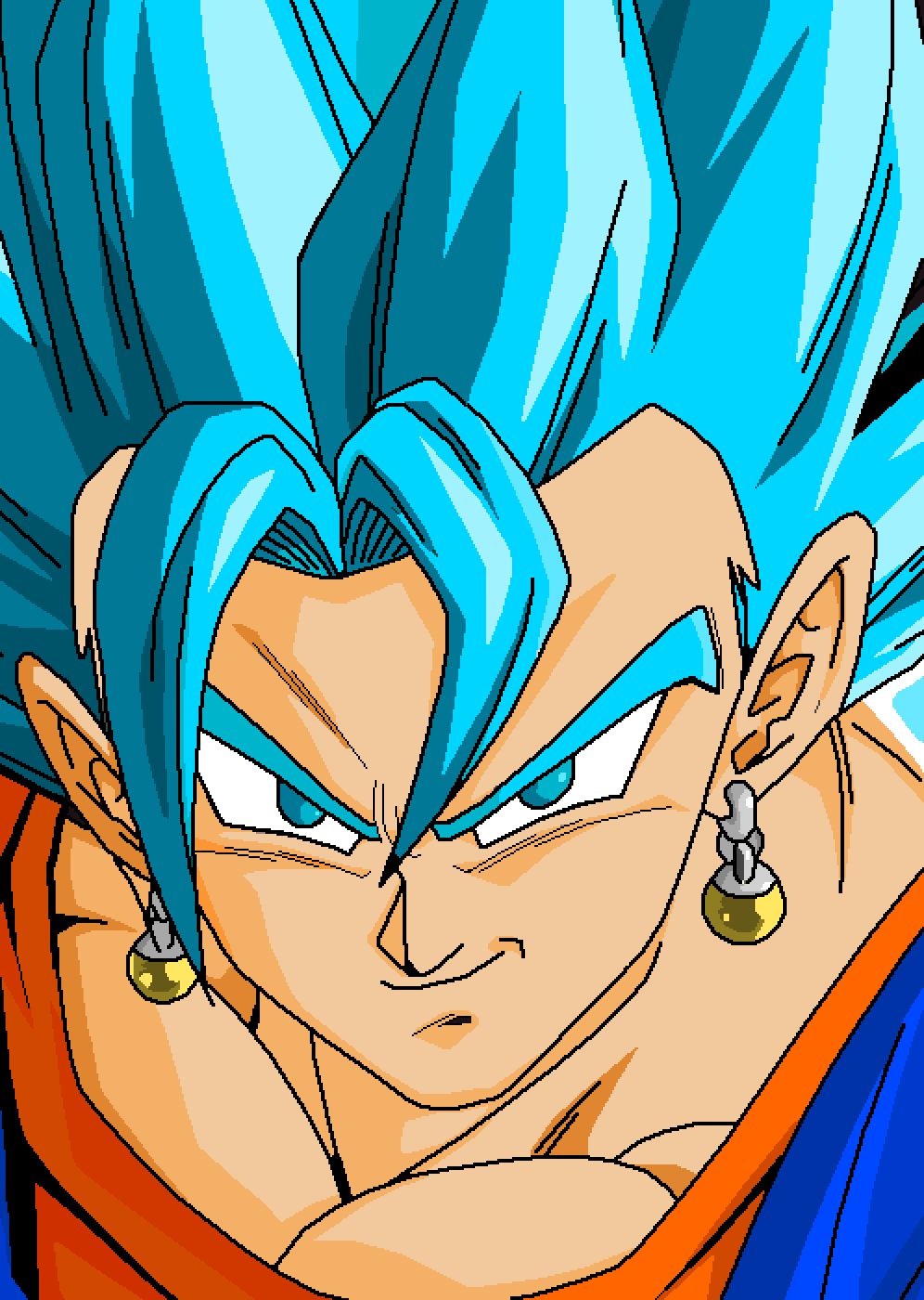 Pixilart - Vegito Blue by Son-Goku46