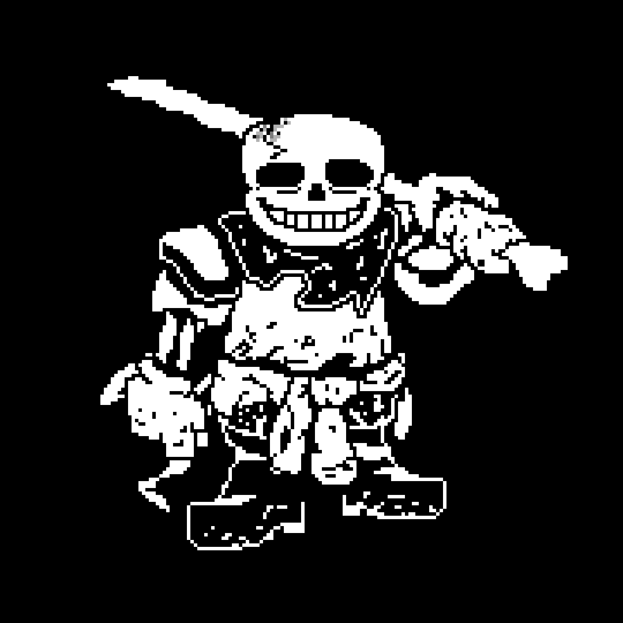 Pixilart - DUSTTRUST: Finality - Sans (Sword) by MatejVon