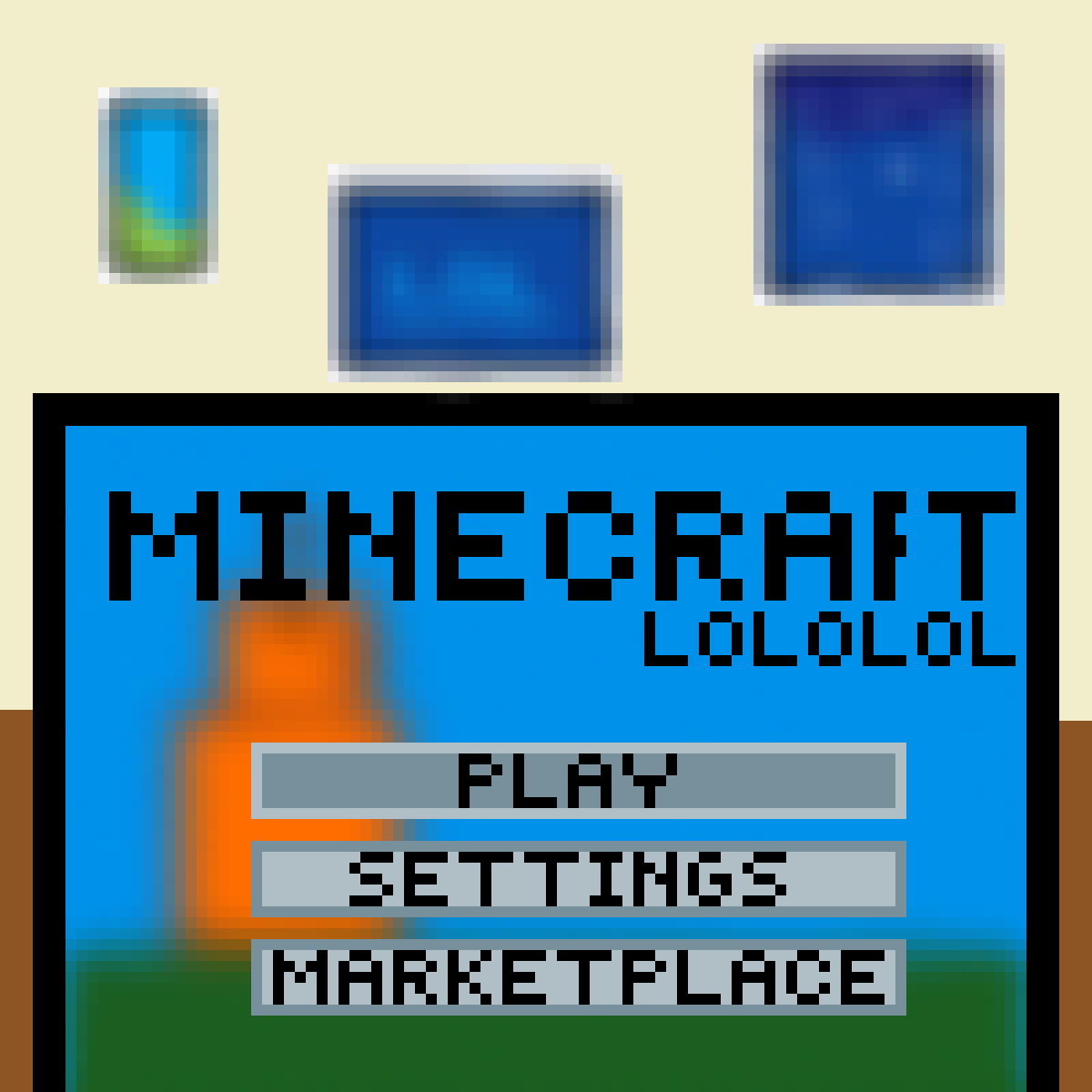 Pixilart - Laptop mc screen by Starfire-Draws