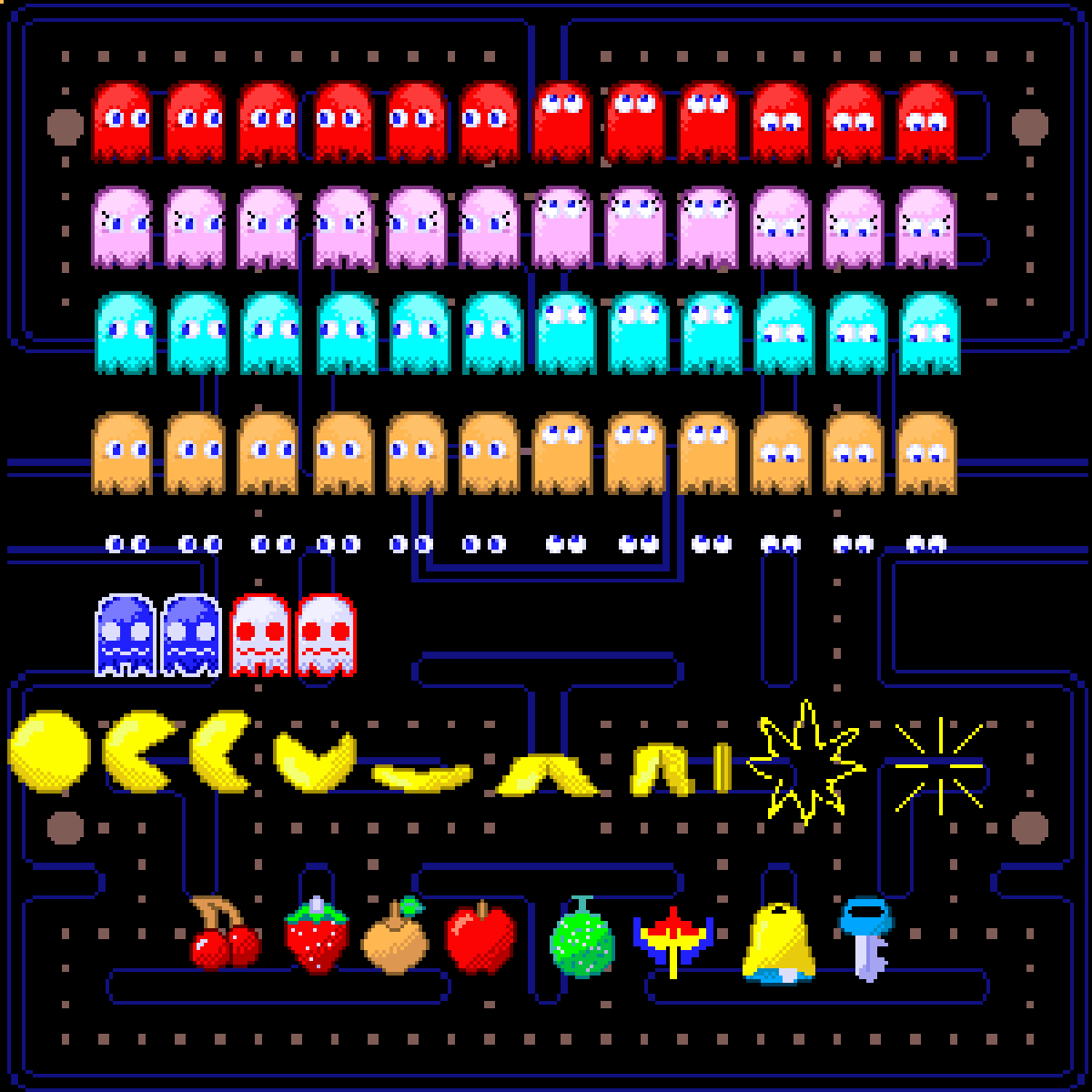 PAC MAN SPRITES by PacManFan93423 - Pixilart