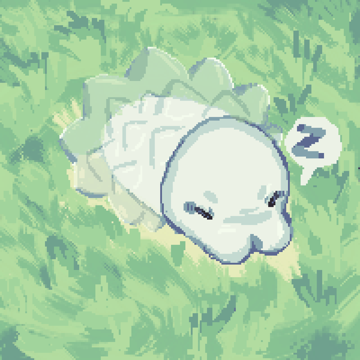 Pixilart - Sleeping snom by LemonLuth