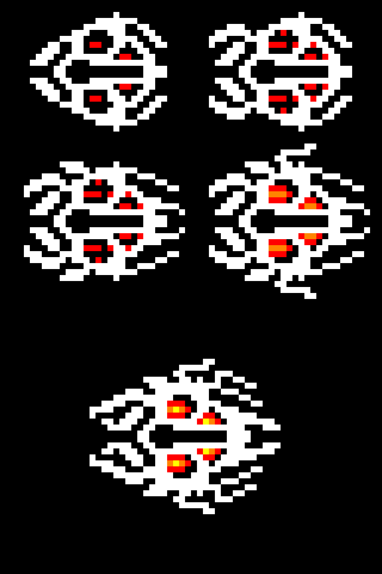 Pixilart - Fell Variable Gaster blasters by GnarpoTheboy