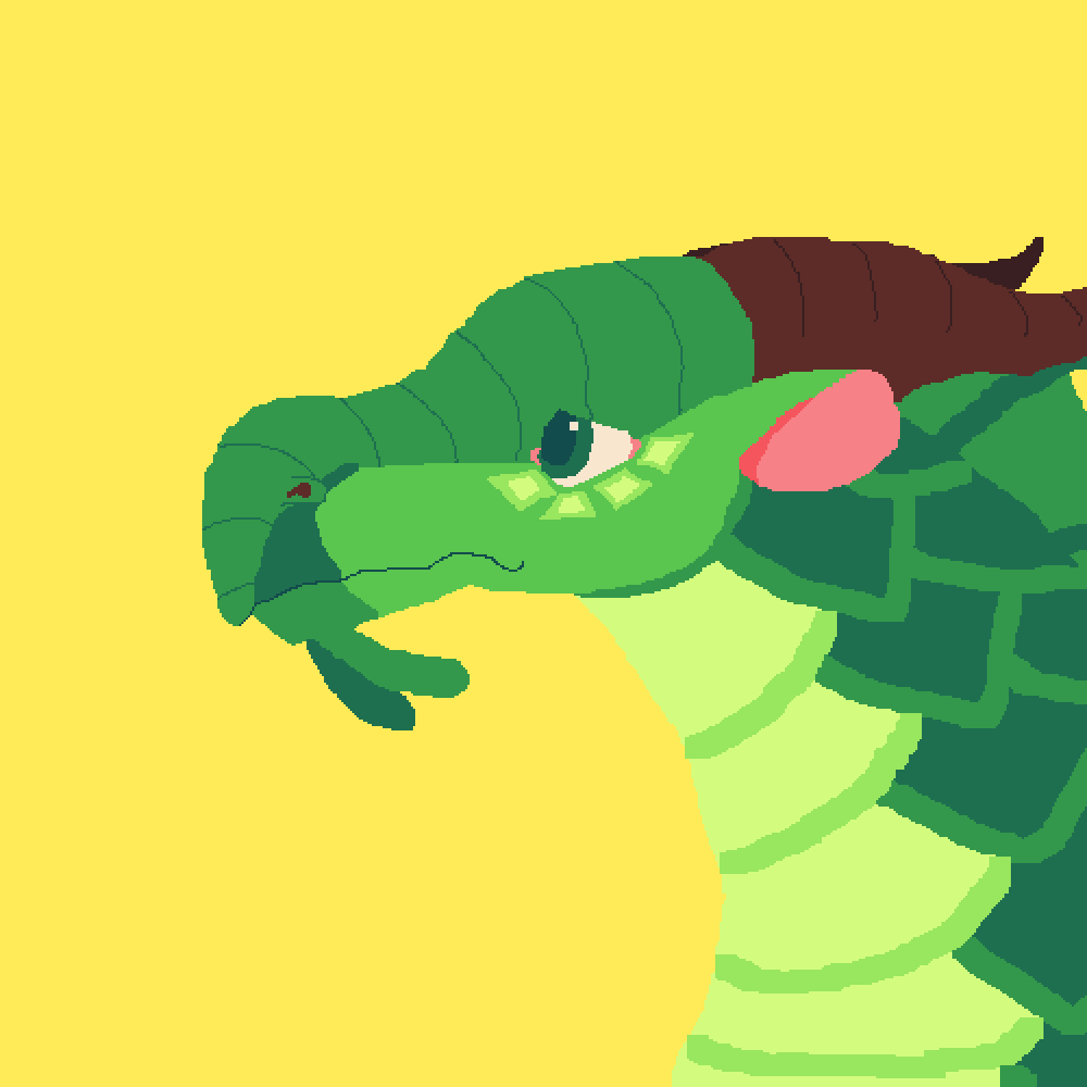 Pixilart - Green seawing by Shadowspeaker