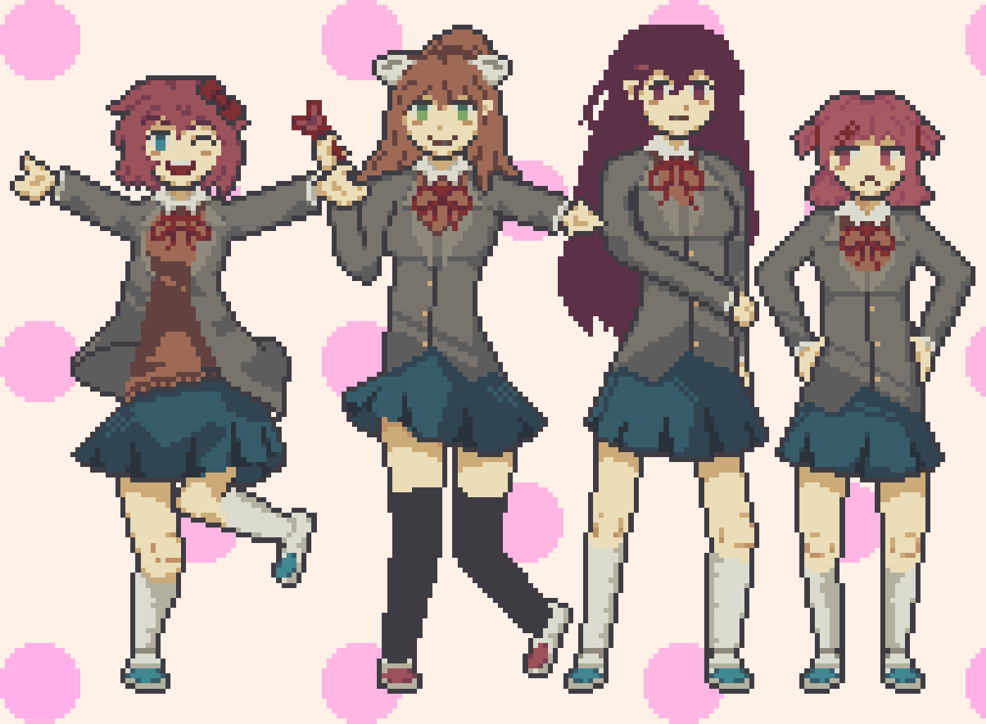 Pixilart - Oki doki by Nih1lpona
