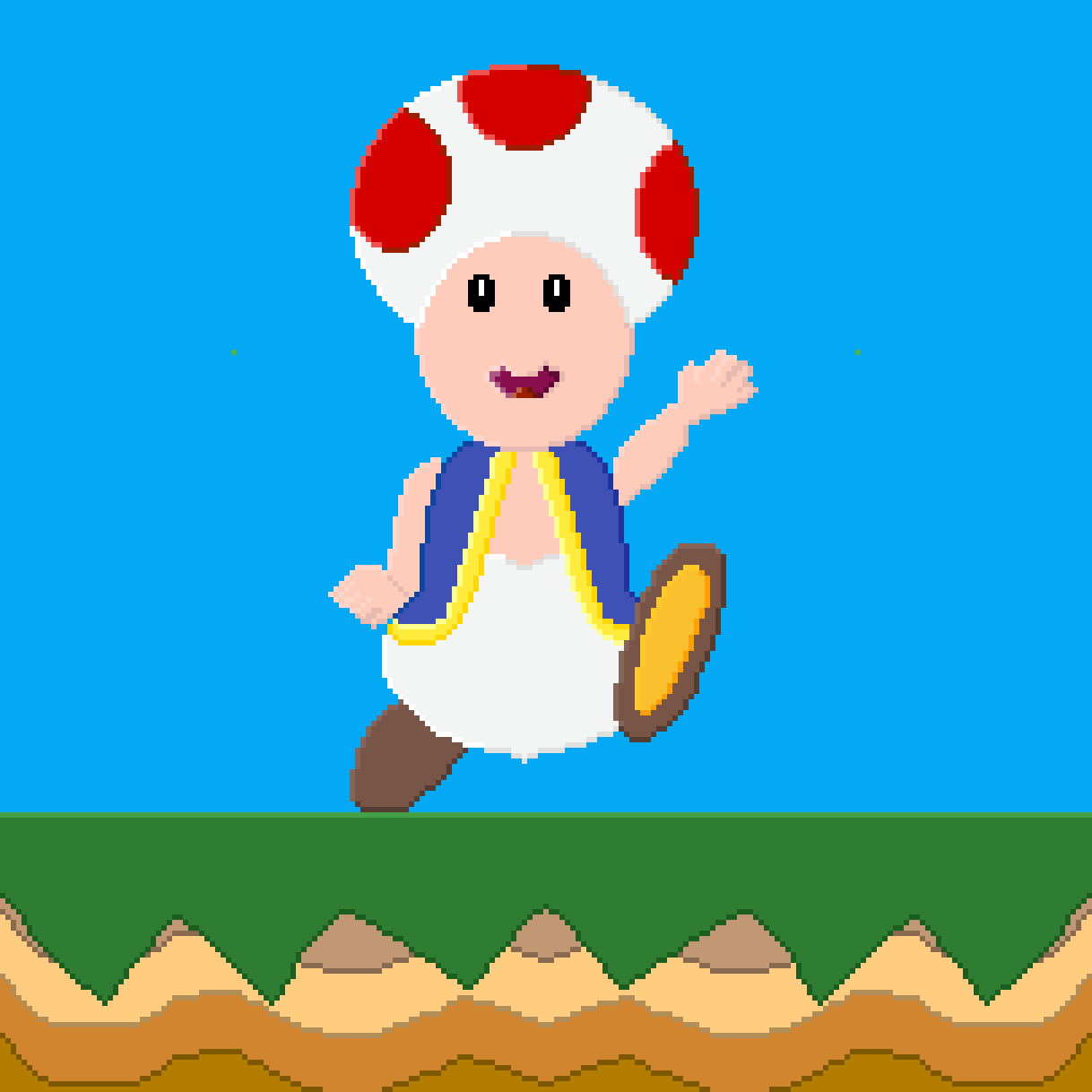 Pixilart - Red Toad by StudioJ