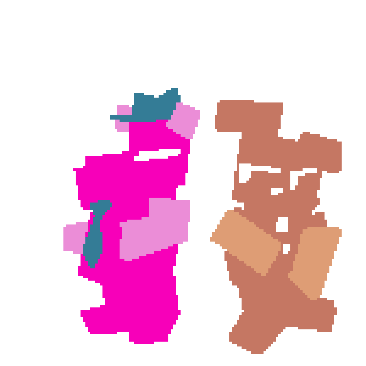 Pixilart - Ezbear and Fall Bounder by PBJpixels