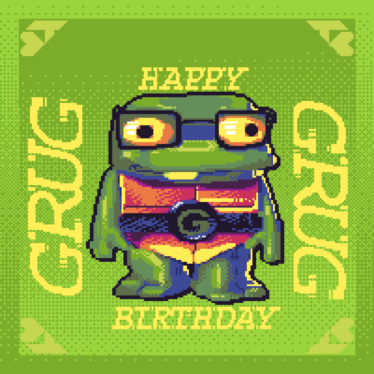 Pixilart - Birthday Grug by T-B