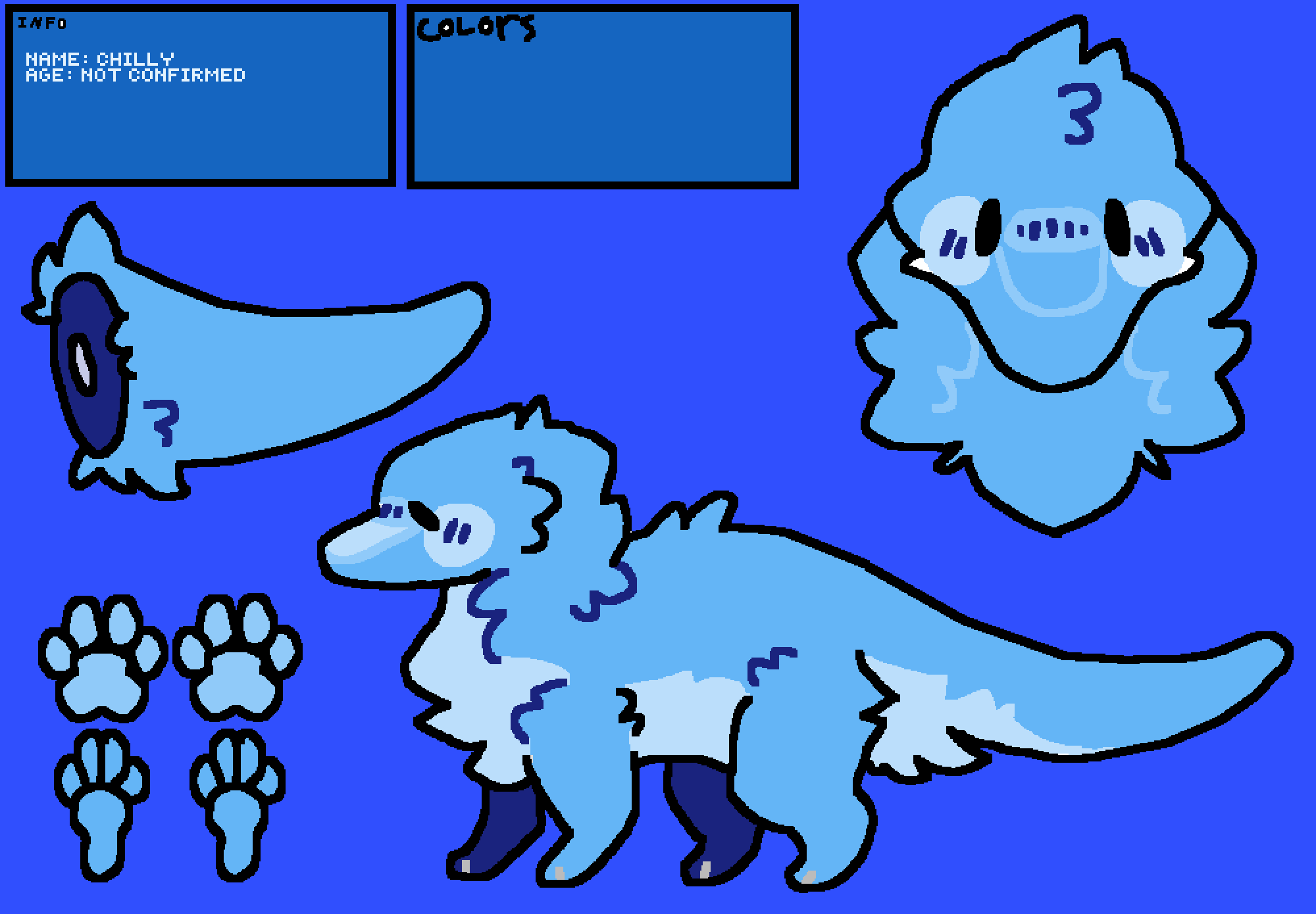 Pixilart - chibi worm on a string base (aka chilly) by 1ksoul