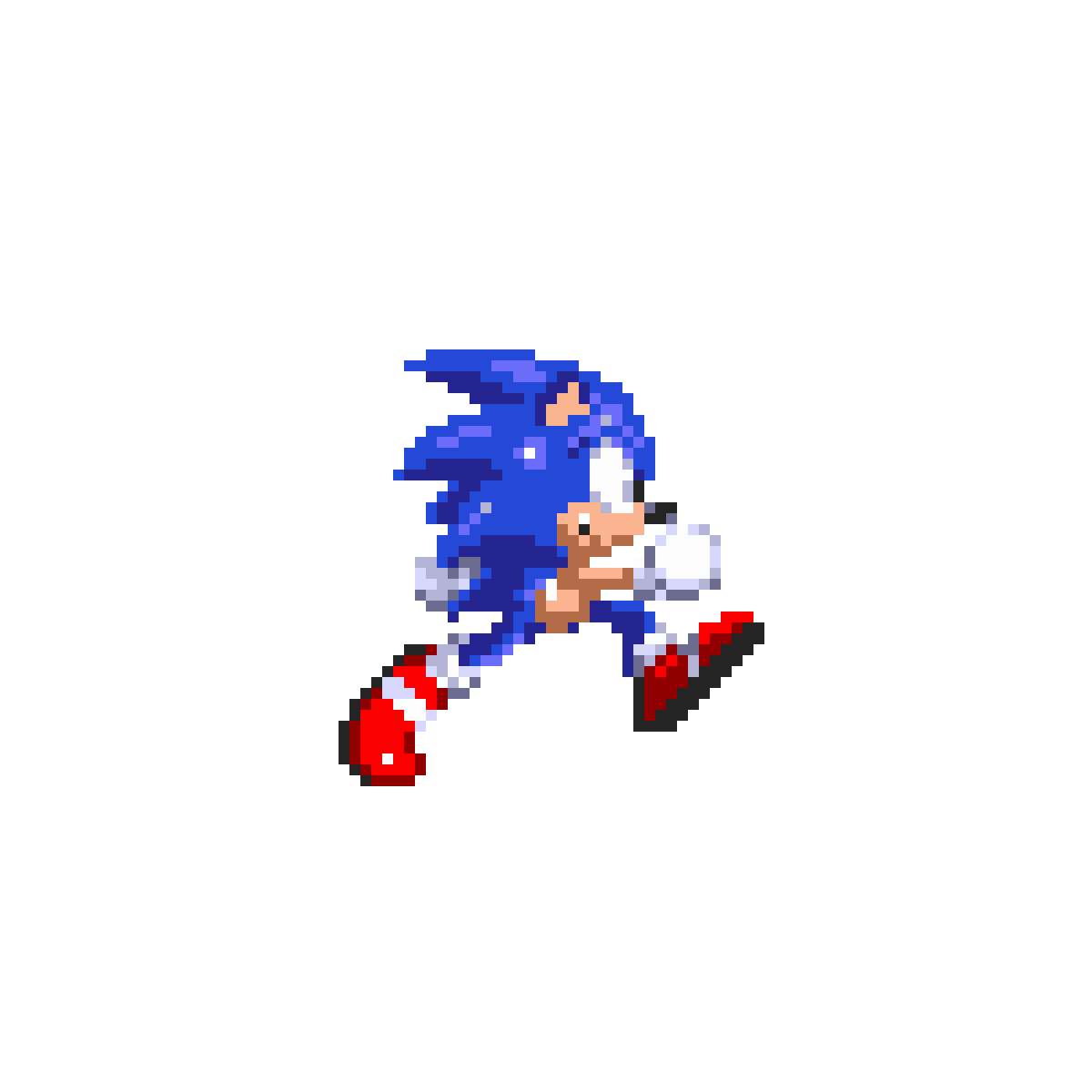 Pixilart - Sonic 3 walk by Felipebsaga