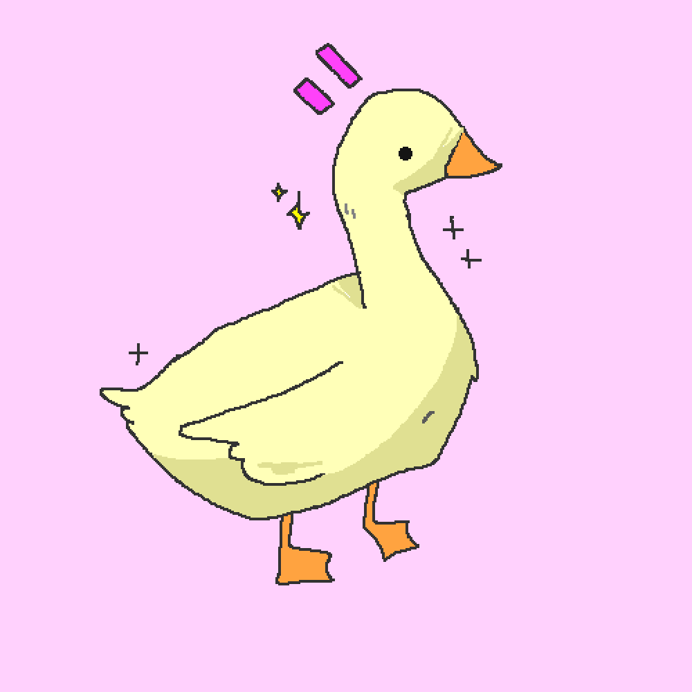 Pixilart - Duck base, credits to the owner by Mn57483