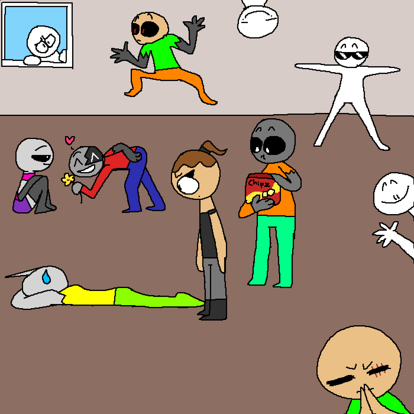 Pixilart - Pals hanging out and more pals are coming by A-plum