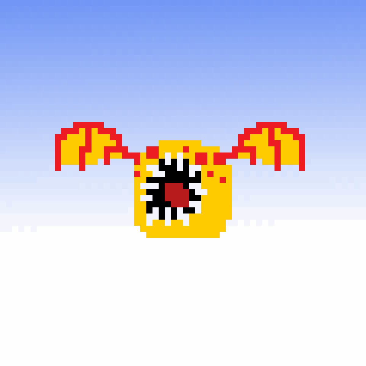 Pixilart - Flying Monster* by SuperMegaPixel