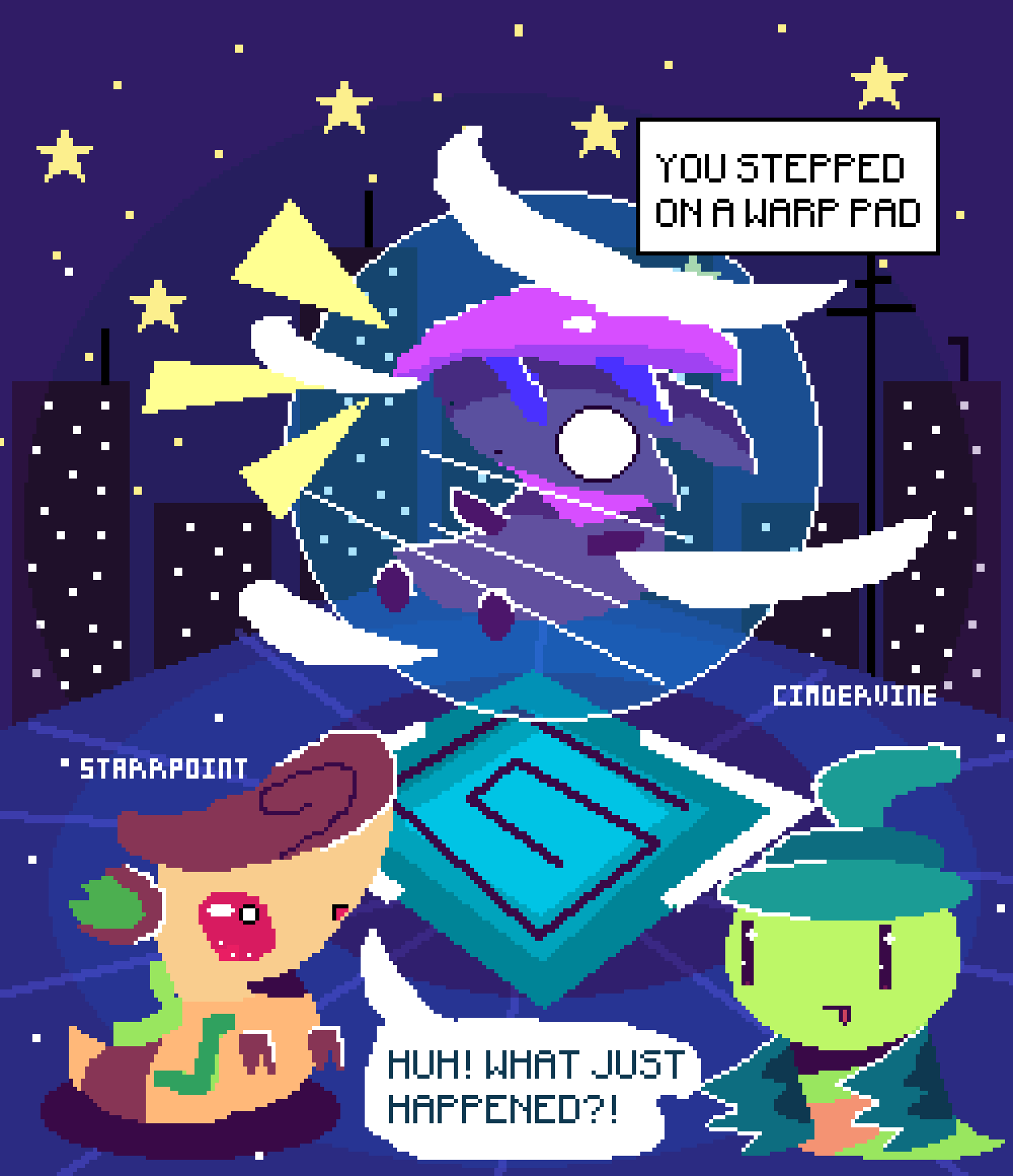 Pixilart - Warp Pad- Enigmatic cities 1 by Laotim-Ram