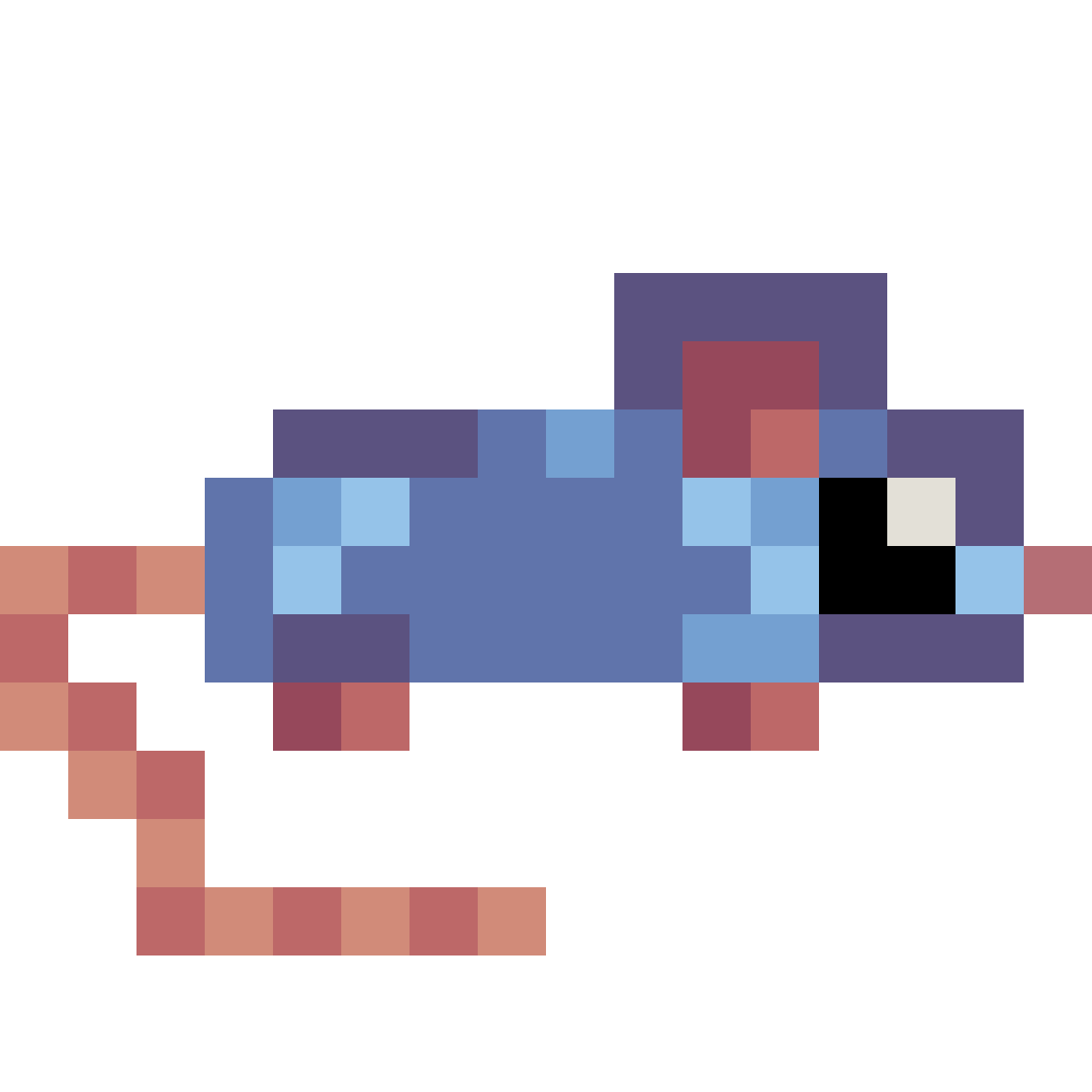 Pixilart - Blue Mouse by IdleTidalIdyll