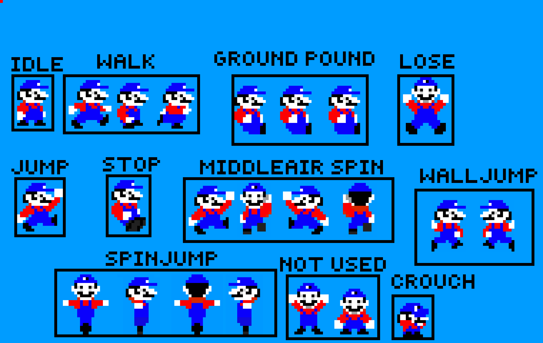Pixilart - Bob's new OC sprite sheet by DiggyDoggyhuman