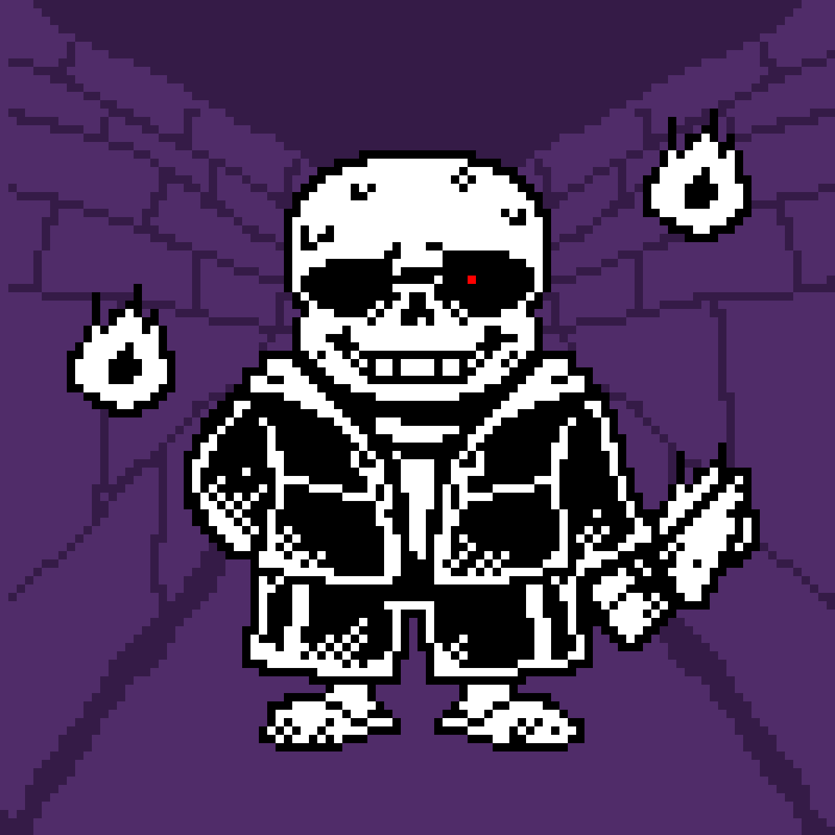 Pixilart - Dusttale: Ruins Encounter by Hatistic
