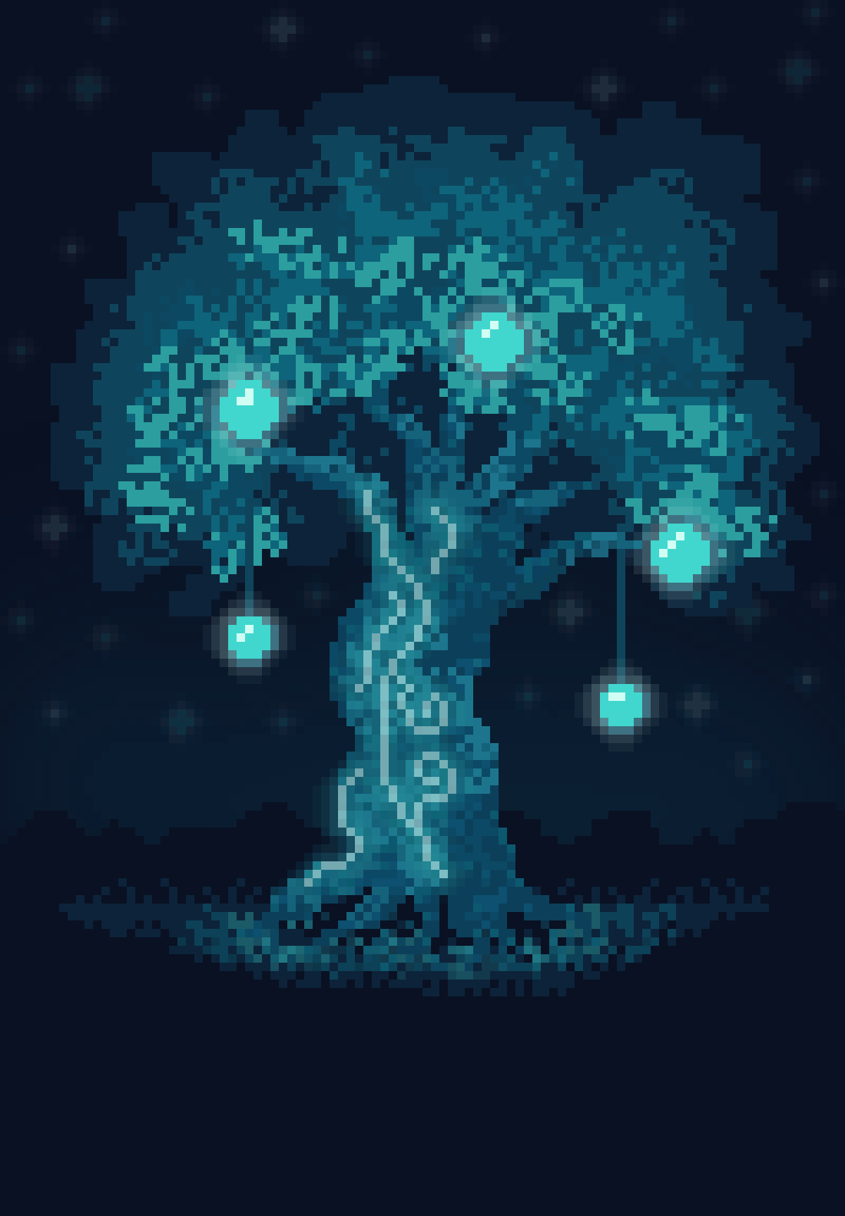 Pixilart - 🌳 magic tree 🌳 by elsalikesmango