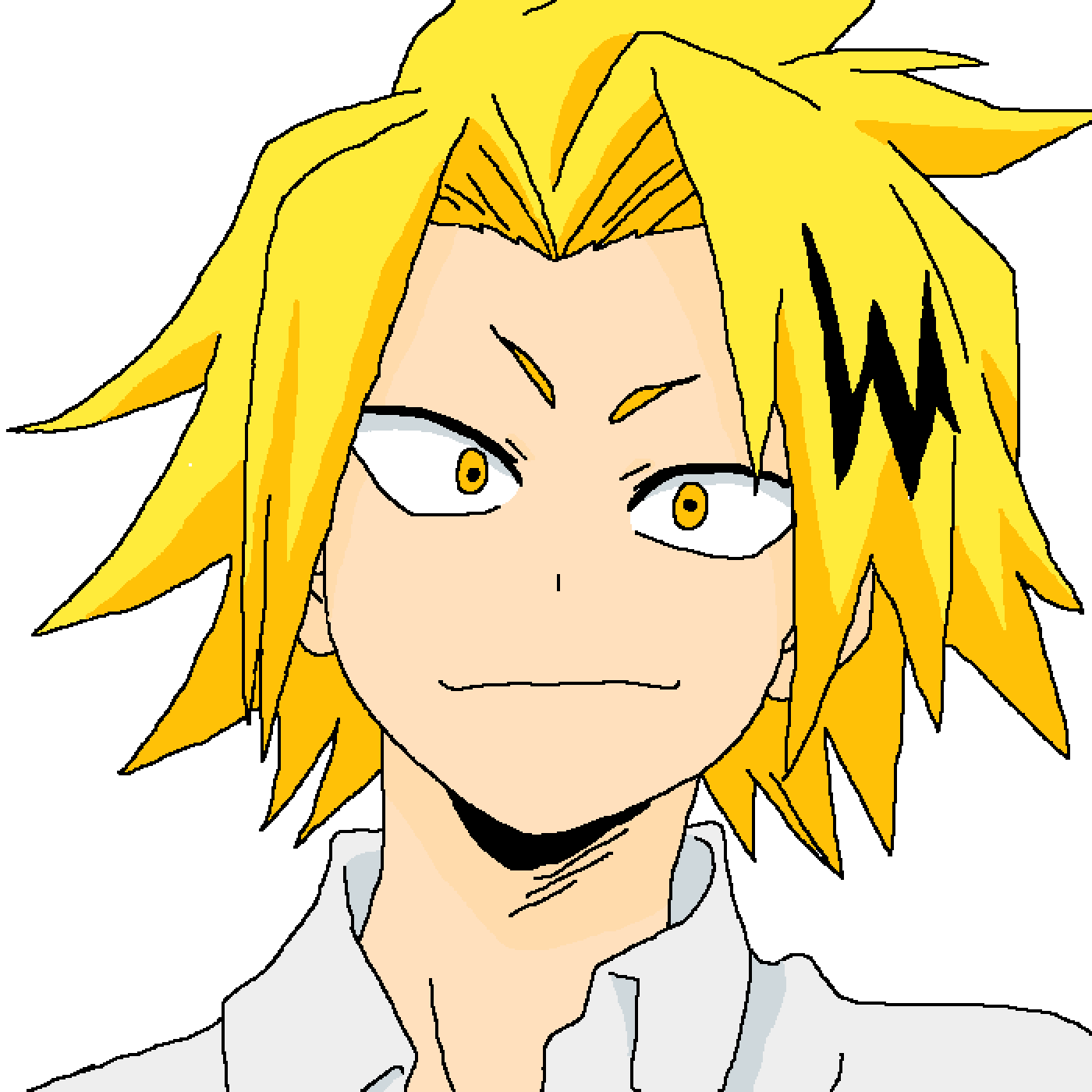 Pixilart - Denki Kaminari Base by Savannahmorelan