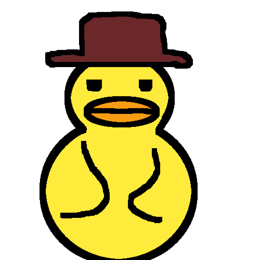 Pixilart - Detective Duck by BillSighPher