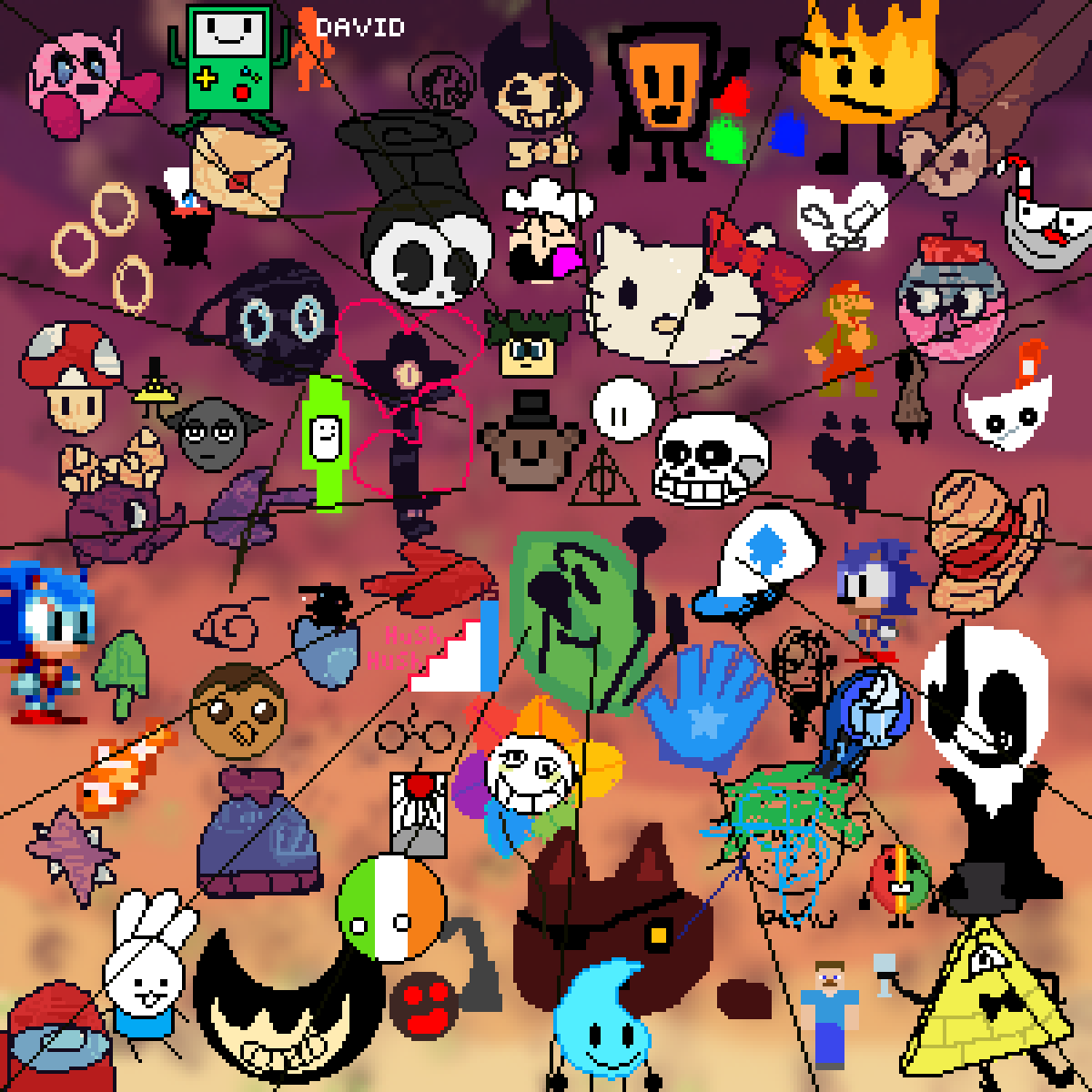 Pixilart - KEEP ADDING CARTOONS (or characters) by Scarlett-riddle