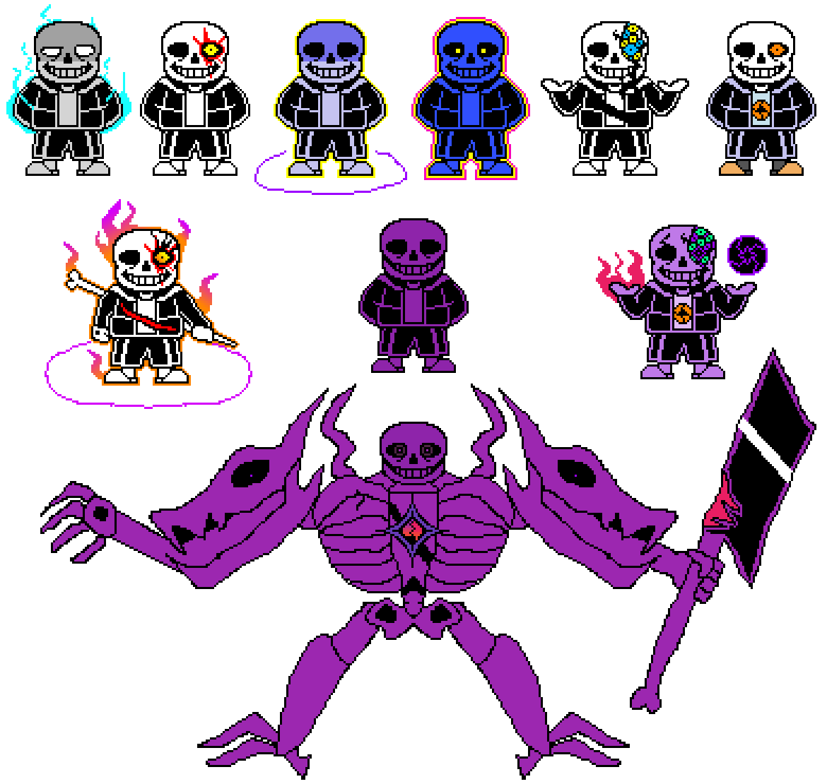 Pixilart - Bad times all around my take phases 1-3 by markswie2934