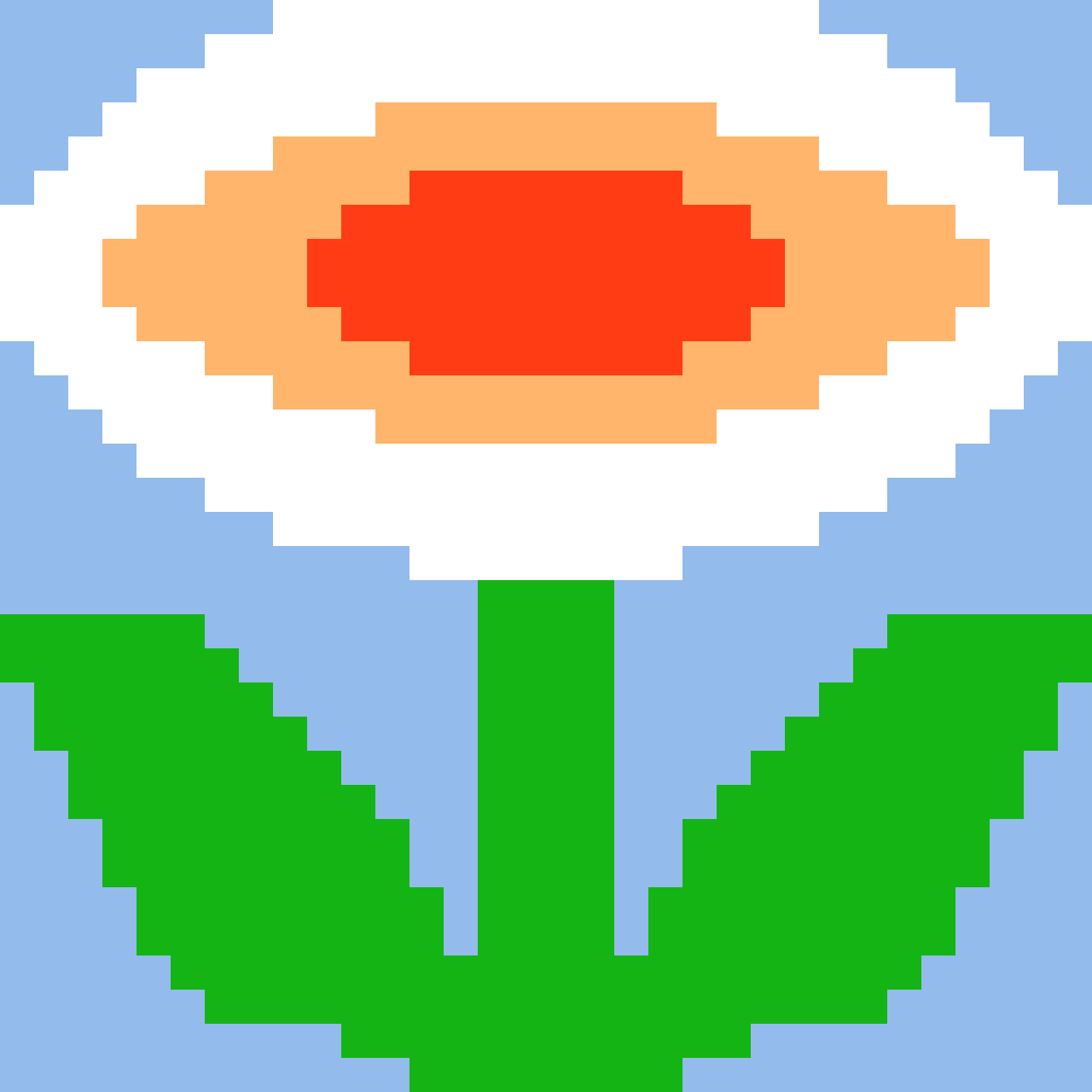 Pixilart - Enhanced SMB1 Fire Flower by iondroid456