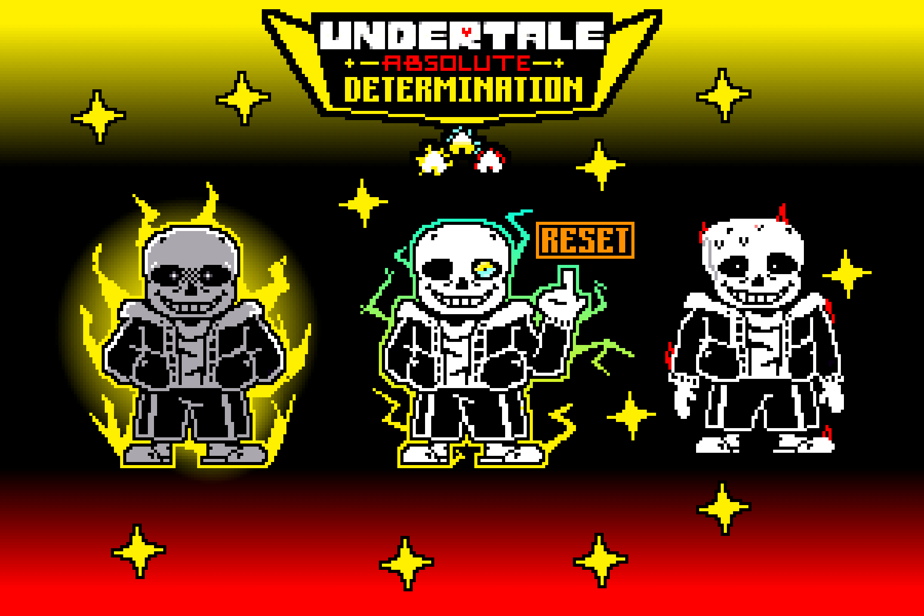 Pixilart - Undertale: Absolute DETERMINATION by SNEZ-RETURNS