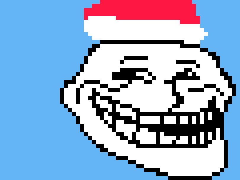 Christmas Troll Face