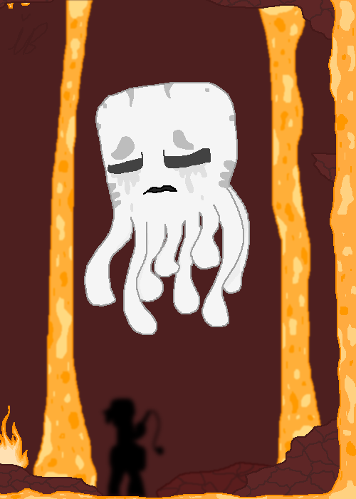 Minecraft Ghast Head