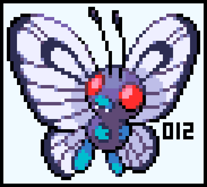 Shiny Butterfree Sprite