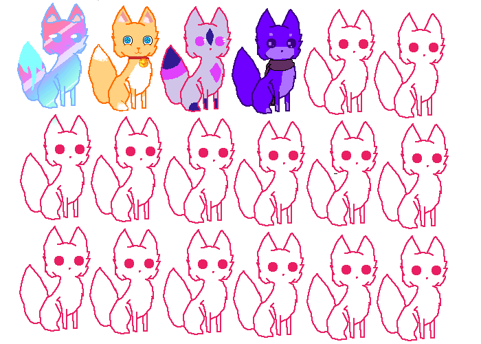 Editing Layla and scar - Free online pixel art drawing tool - Pixilart