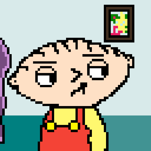 Family Guy Minecraft Pixel Art